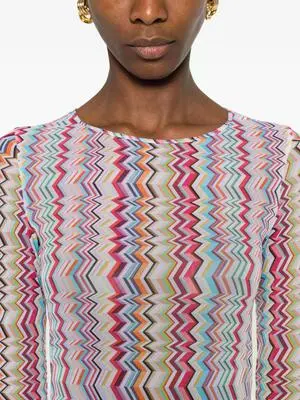Missoni Chevron-pattern Mini Dress