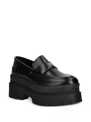 Hugo Logo Platform Loafers