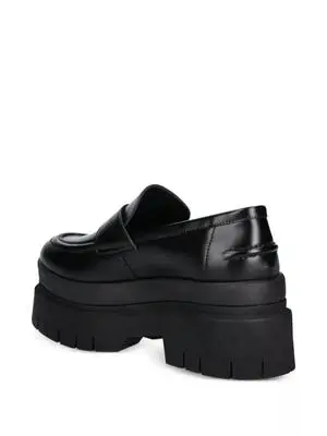 Hugo Logo Platform Loafers