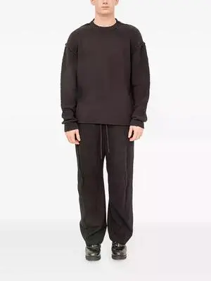 THE VIRIDI-ANNE Crew-neck Long Sleeve Sweater