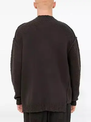 THE VIRIDI-ANNE Crew-neck Long Sleeve Sweater