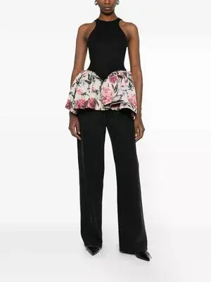 MARQUES' ALMEIDA Brocade Peplum Blouse