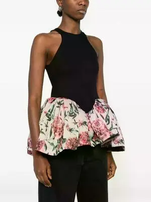 MARQUES' ALMEIDA Brocade Peplum Blouse