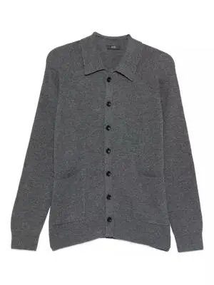HOSIO Polo-collar Cardigan