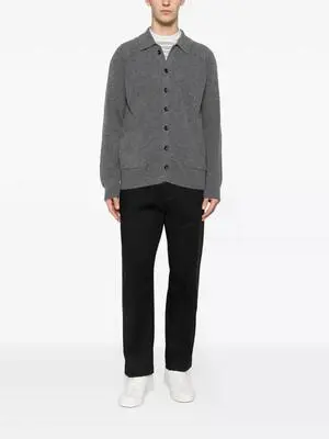 HOSIO Polo-collar Cardigan