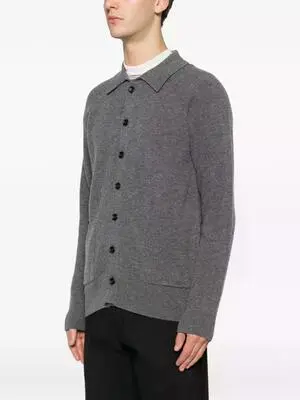 HOSIO Polo-collar Cardigan