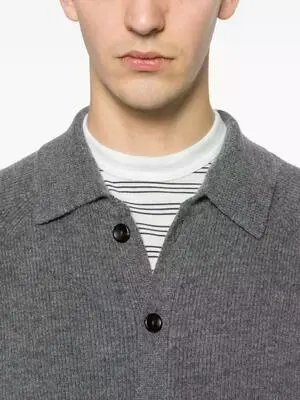 HOSIO Polo-collar Cardigan