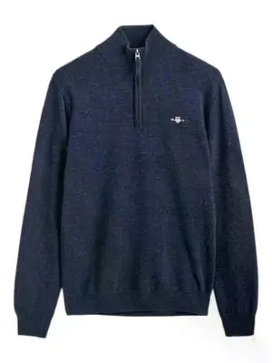 Gant Half-zip Wool Sweatshirt