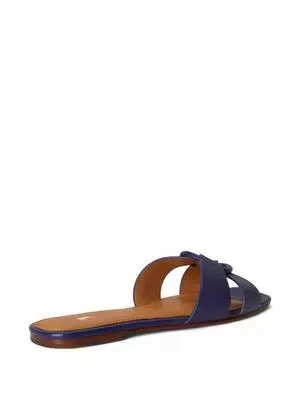 Polo Ralph Lauren Debossed-logo Flat Sandals