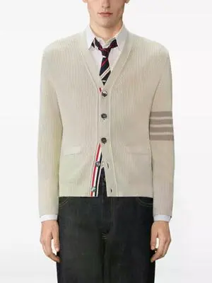 Thom Browne 4-bar Stripe Cardigan - Blue