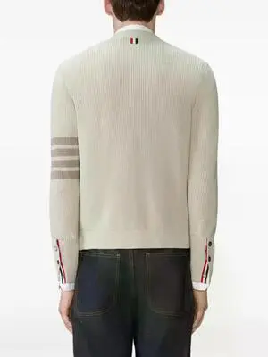 Thom Browne 4-bar Stripe Cardigan - Blue
