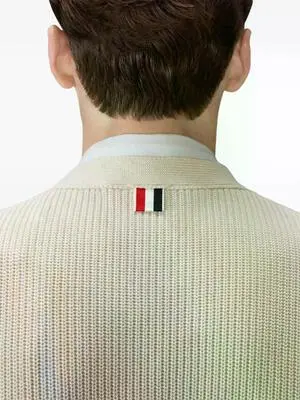 Thom Browne 4-bar Stripe Cardigan - Blue