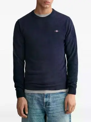 Gant Crew-neck Wool Sweatshirt