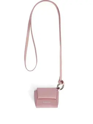 JIL SANDER Detachable Strap Folded Air Pods Case - Pink