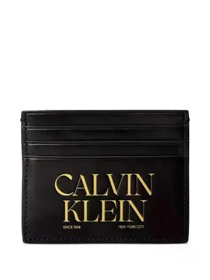 Calvin Klein Logo-detail Card Holder - Black