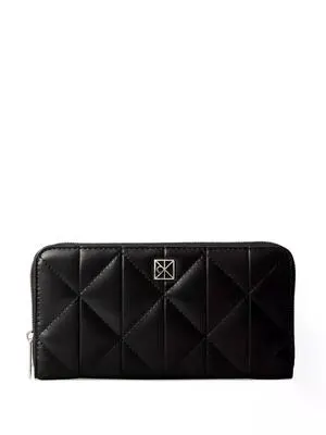 Calvin Klein Quilted Logo Wallet - Black