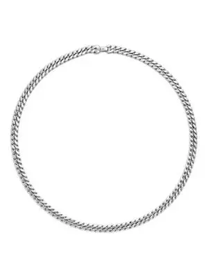David Yurman Sterling Curb Chain Necklace - Silver