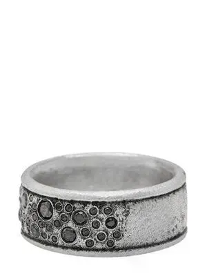 John Varvatos Stardust Black Diamond Ring