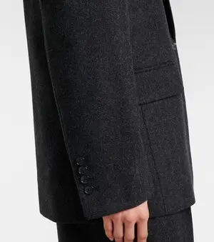 TOTEME Wool-blend Flannel Blazer