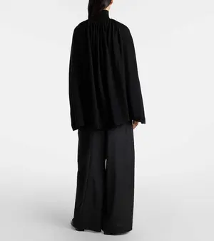 TOTEME Wool And Silk Jersey Cape