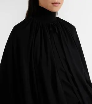 TOTEME Wool And Silk Jersey Cape