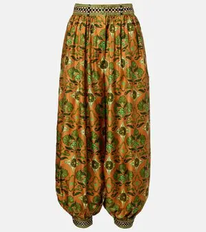 ALEMAIS Alémais Cece Floral Tapered Pants - Multicoloured