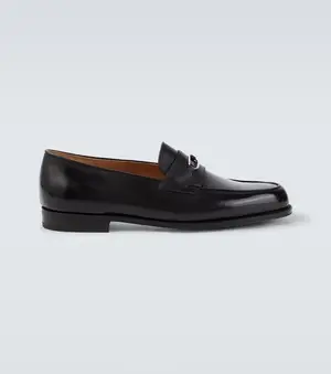 John Lobb Textured Loafers