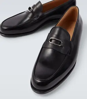 John Lobb Lopez Leather Loafers