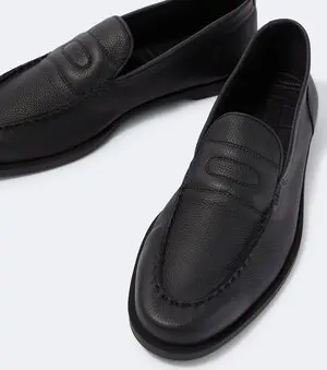 John Lobb Pace Leather Loafers - Black
