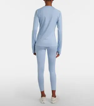 Varley Always Warm Jersey Leggings - Blue