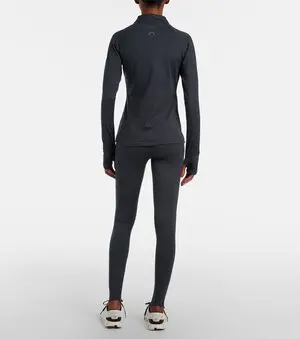 Varley Always Warm Jersey Stirrup Leggings - Black