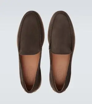 TOD'S Suede Loafers - Brown