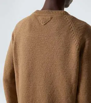 Prada Virgin Wool Sweater - Brown