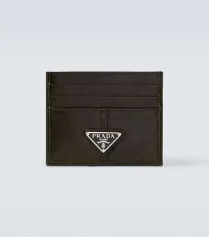 Prada Logo Leather Card Holder