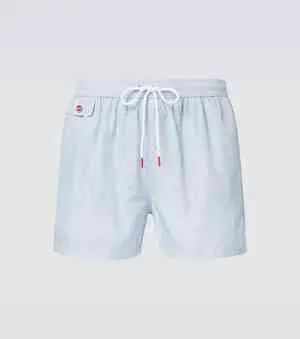 Kiton Logo Swim Trunks - Grey