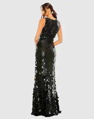 Mac Duggal Sleeveless Sequin Gown