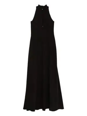 Amsale High-neck Sleeveless Dress