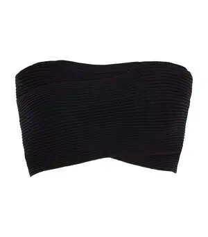 Balmain Rib-knit Bandeau Top
