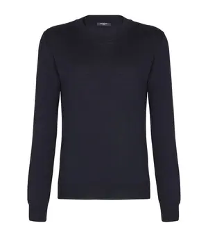 Balmain Silk-cotton Monogram Sweater