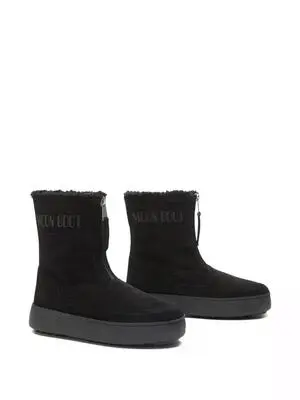 Moon Boot Ltrack Lara Zip-front Shearling Boots