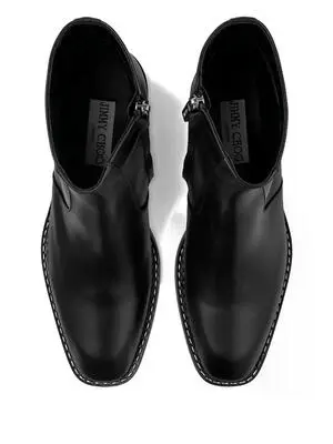 JIMMY CHOO Wilder 55mm Leather Ankle Boots