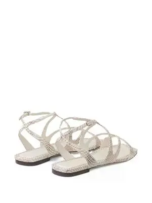JIMMY CHOO Ayla Sandals - Brown