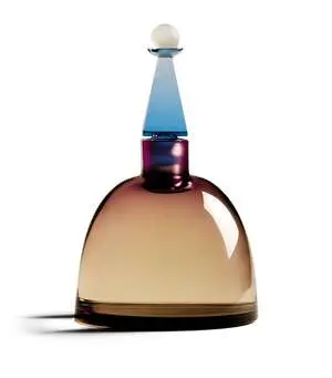 Lalique X James Turrell Crystal Sage Perfume Bottle - Purple