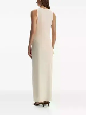 12 STOREEZ Buttoned Maxi Dress - Neutrals