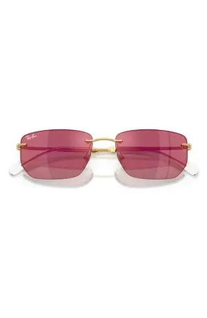 Ray-ban 56mm Rimless Sunglasses - Arista