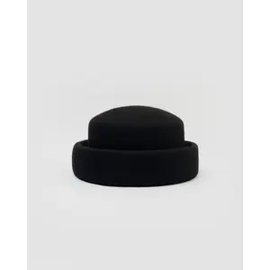 BORN TO ROAM London Pillbox Hat - Black
