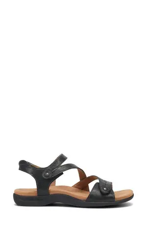 TAOS Big Time Ankle Strap Sandal - Black