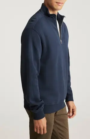 MAVI Half Zip Fleece Sweatshirt