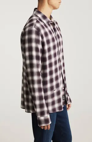 MAVI Plaid Cotton Button-up Shirt