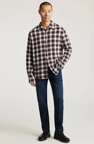 MAVI Plaid Cotton Button-up Shirt